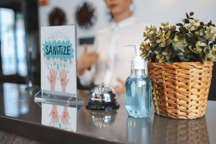 Sanitize Downloadable Sign - Great Practice Design